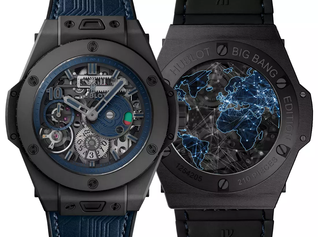 Hublot Big Bang Meca-10 P2P priekinė galinė dalis