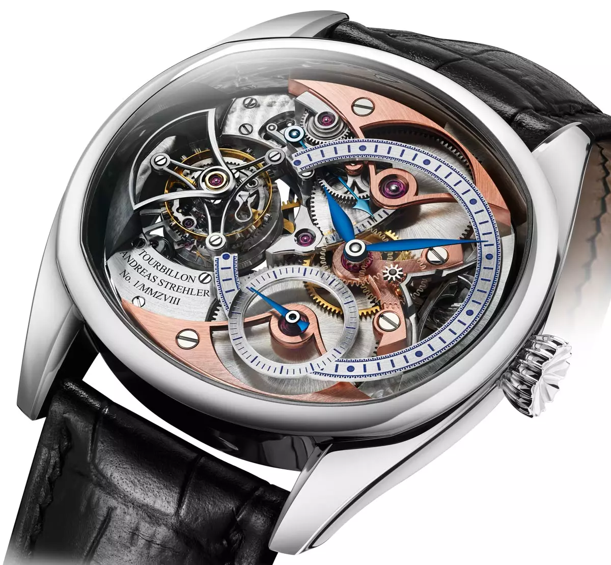 Andreas Strehler Transaxle Remontoir Tourbillon óra