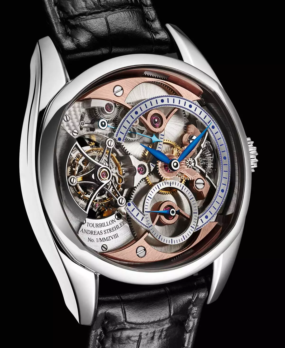 Andreas Strehler Transaxle Remontoir Tourbillon erlojua 2837_2