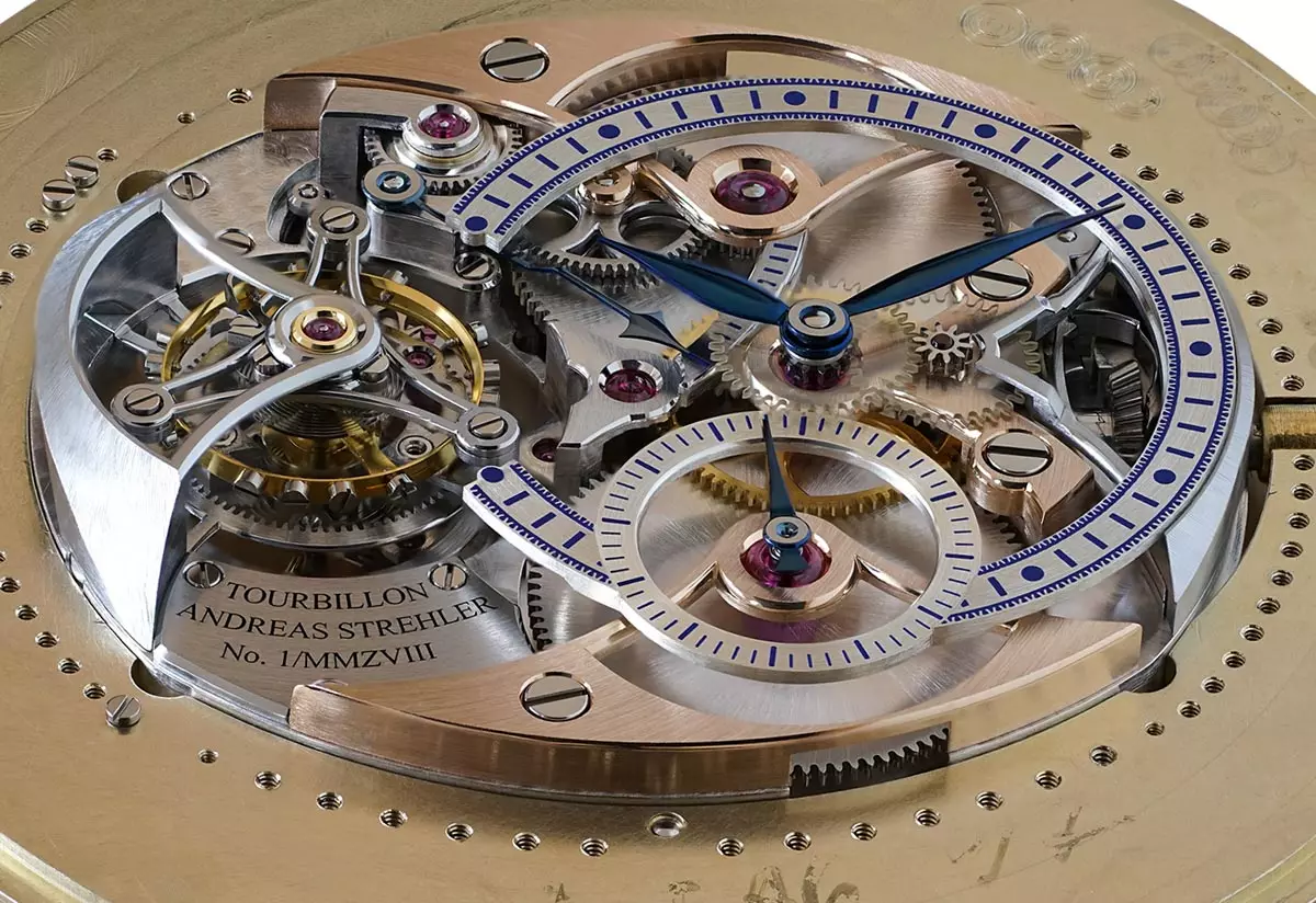 Andreas Strehler Transaxle Remontoir Tourbillon erlojua 2837_7