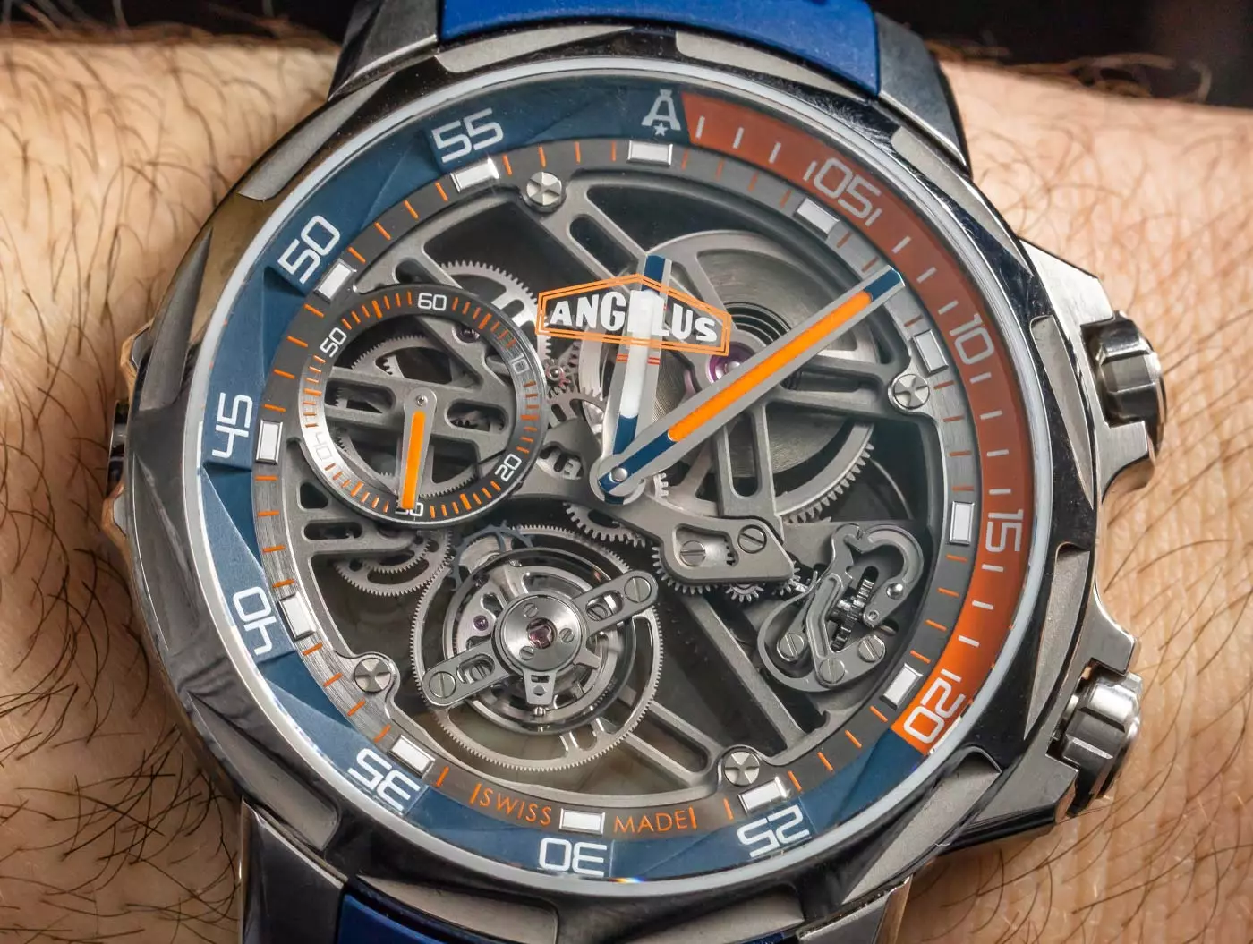 Revisión del reloj Angelus U51 Diver Tourbillon 2842_9