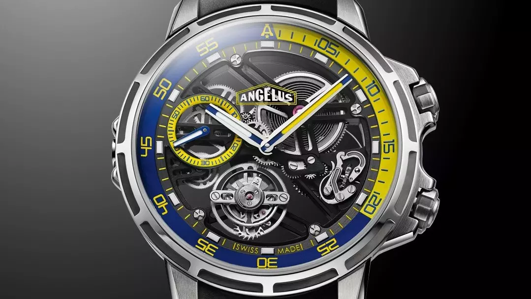 Angelus U50 ūdenslīdēja Tourbillon pulkstenis