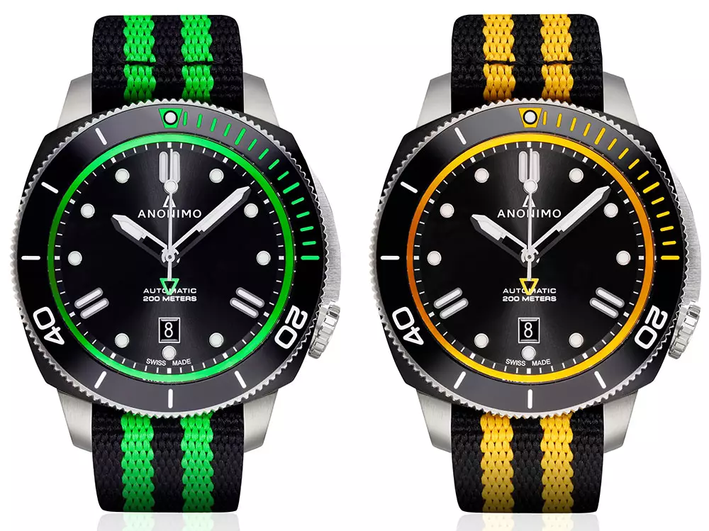 Nova coleção de relógios Anonimo Nautilo NATO coloridos 2874_9