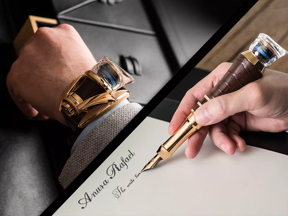 Anura Rafael Write Time Tourbillon Zegarek, który staje się Pen 2887_9