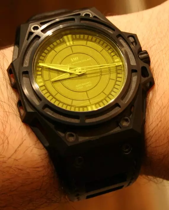 Montre Linde Werdelin SpidoLite à cadran jaune