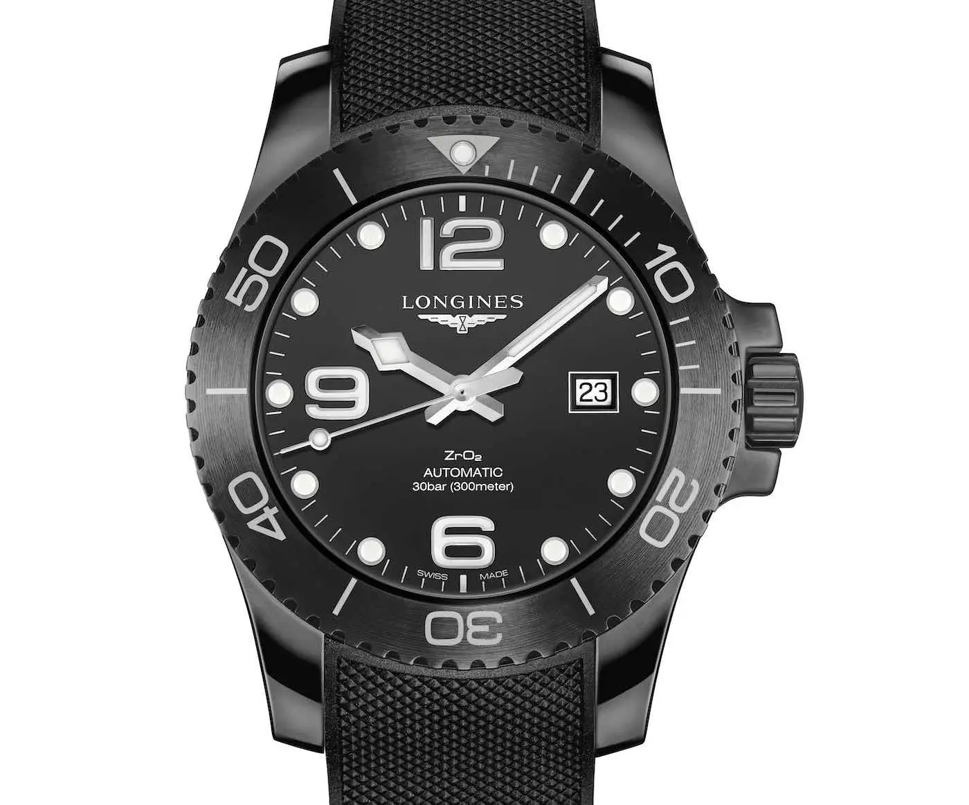 Rellotge de ceràmica negra Longines HydroConquest 29332_2