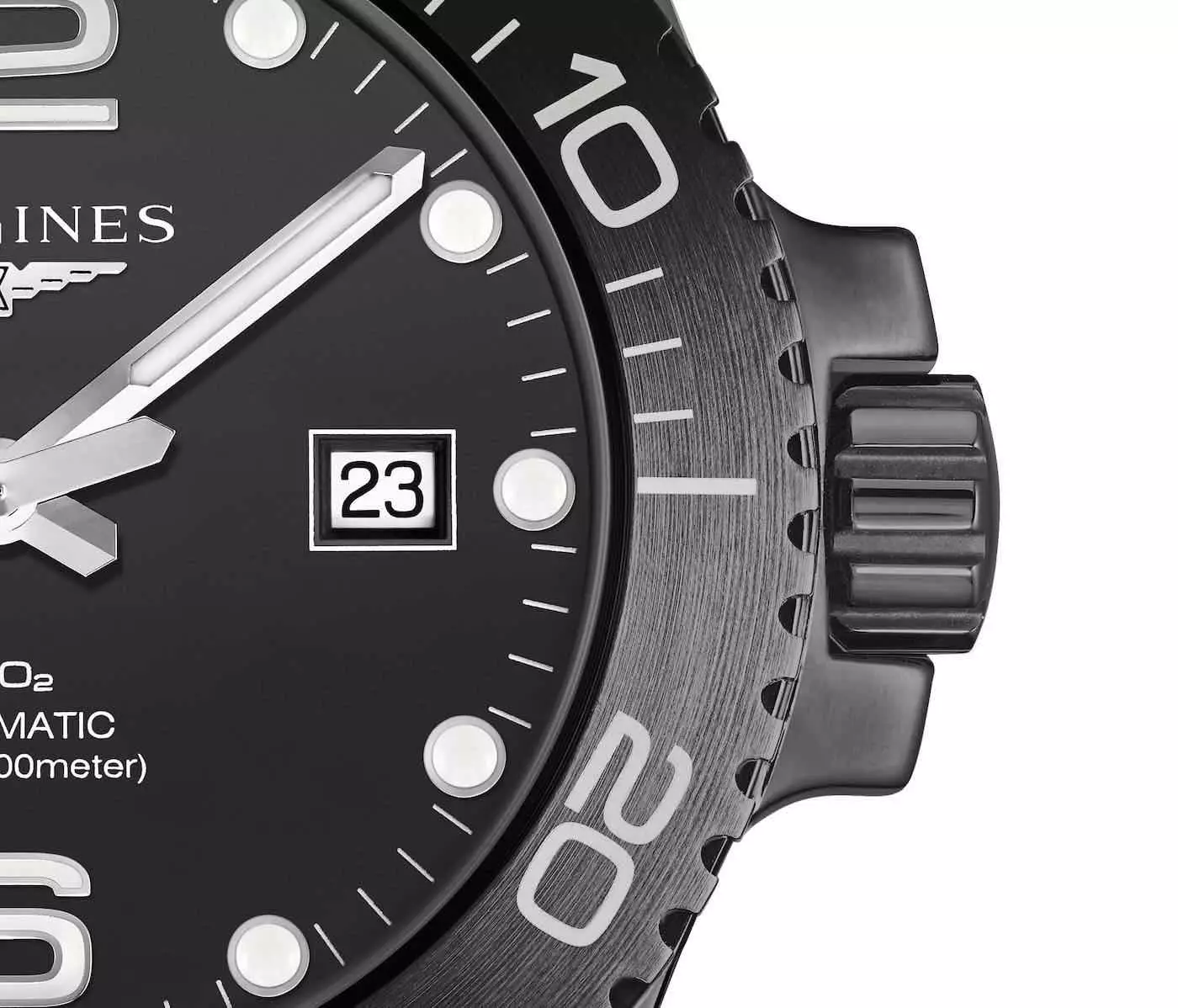 Longines HydroConquest täysmusta keraaminen kello 29332_3