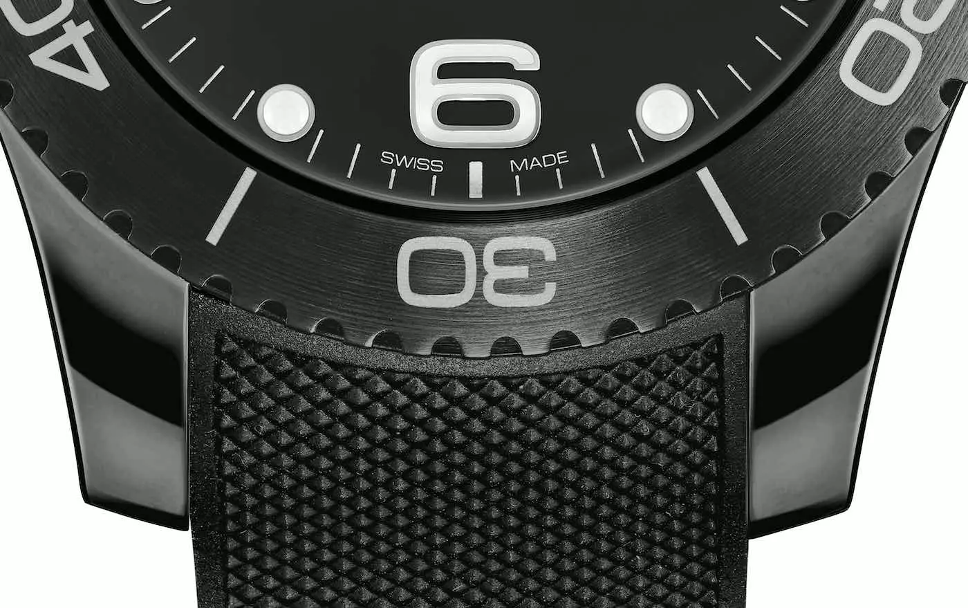 Longines HydroConquest Gbogbo-Black seramiki Watch 29332_4