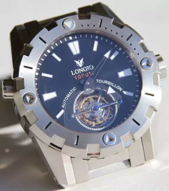 Longio Telamon Tourbillon 1000m Diver Watch шолу 29366_1