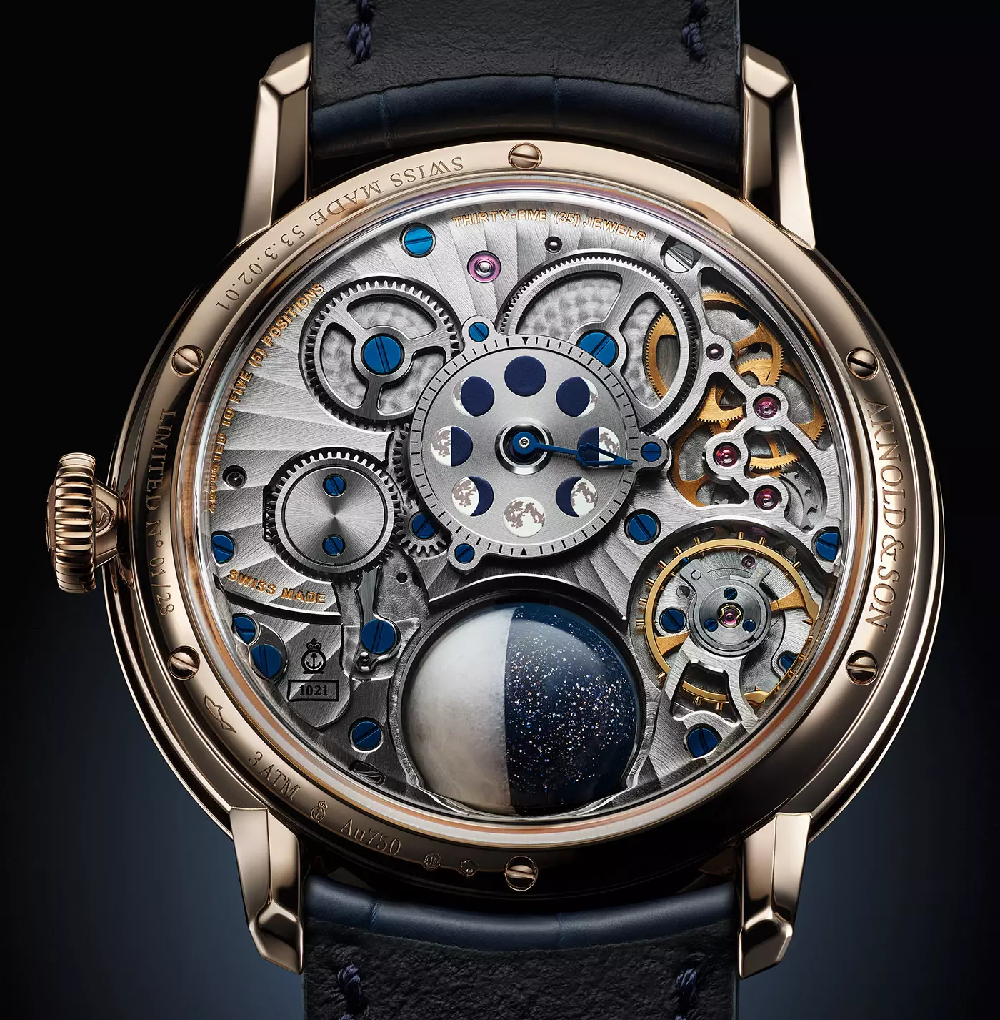 Arnold & Son ayaa daaha ka qaaday daabacaadda xadidan ee Luna Magna Watch 2943_4