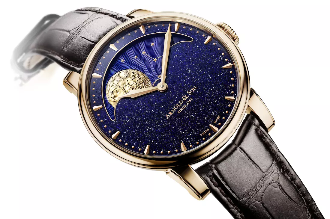 Montre Arnold-And-Son-HM-Perpetual-Moon-Aventurine