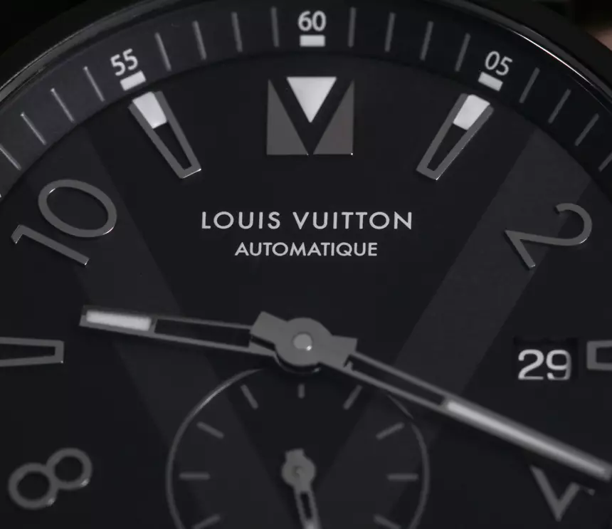 Louis Vuitton Tambour All Black Petite Seconde Watch Gacmaha-On 29655_2