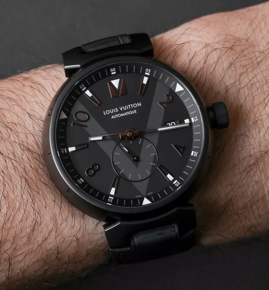 Louis Vuitton Tambour All Black Petite Seconde Watch Hands-On 29655_5