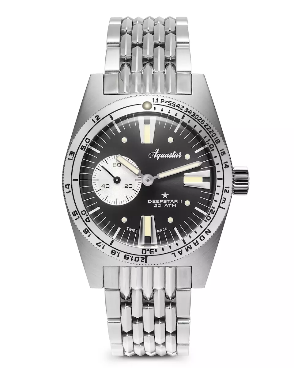 አኳስታር ቪንቴጅ መንገዶቹን በ Deepstar II Dive Watch ይቀጥላል 2968_5