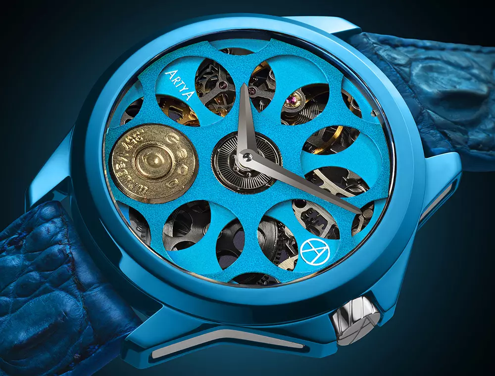 ArtyA Son of a Gun Russian Roulette 'Blue Blood' Watch