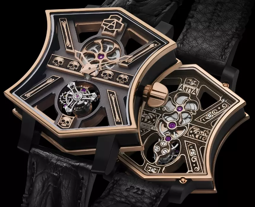 Ceasuri ArtyA Cumbere Tourbillon și ArtyA Son Of Sound Magic Black Tourbillon