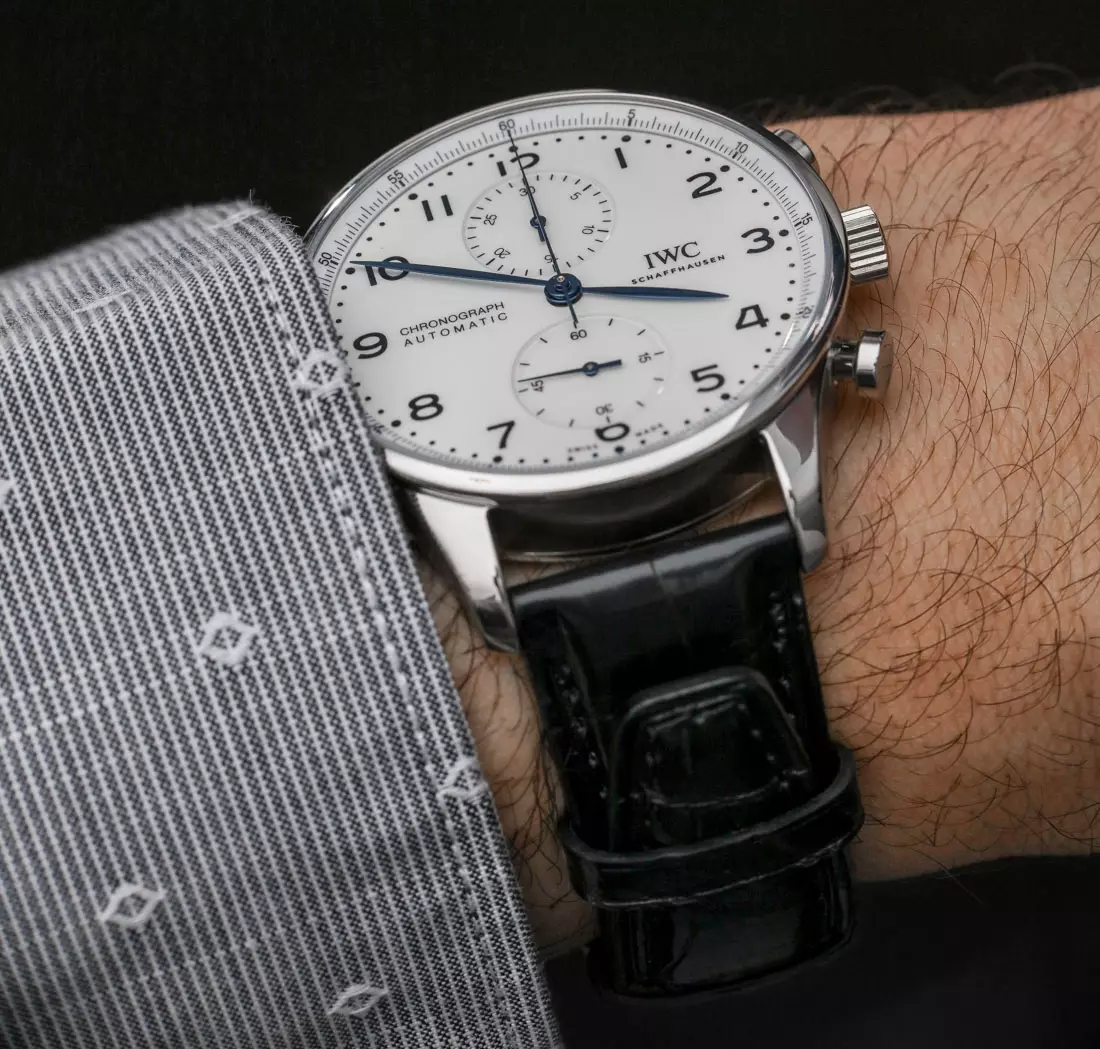 IWC Portugieser Chronograph Edition '150 Years' ranteessa