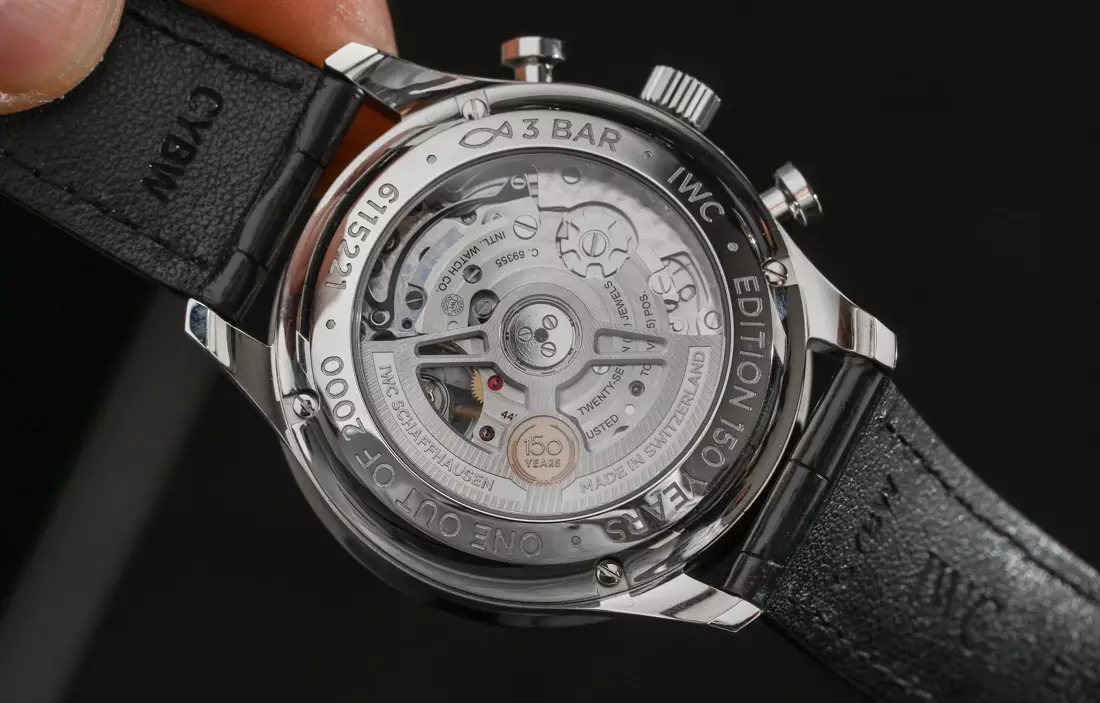 IWC Portugieser Chronograph Edition '150 Years' caseback