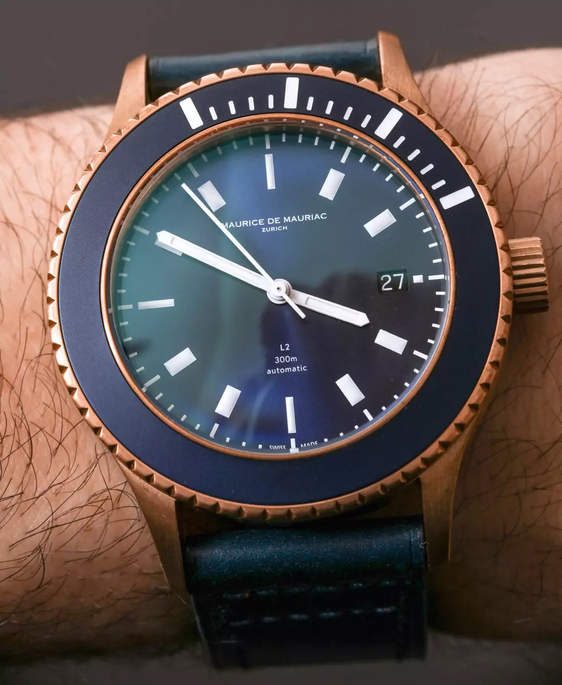 Maurice De Mauriac L2 Diver Bronze Watch Review | Itulau 2 ole 2 30505_11