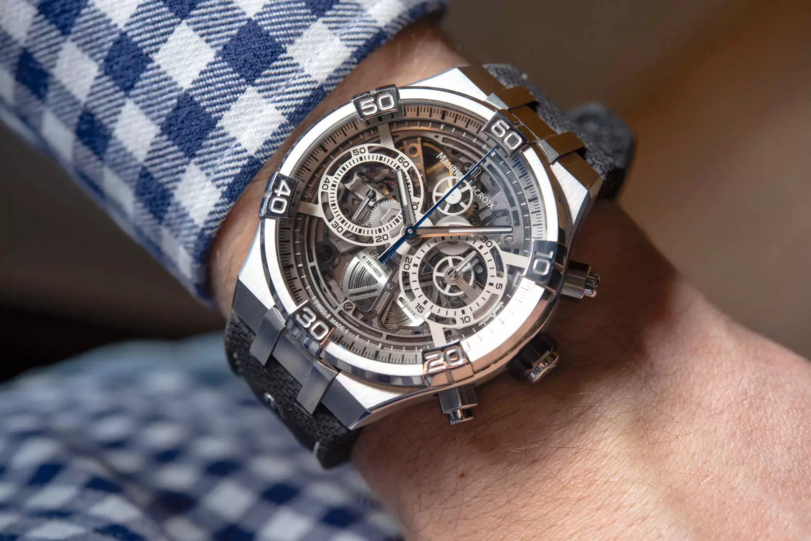 Hands-On: Maurice Lacroix Aikon Chronograph Skeleton Watch 30643_10