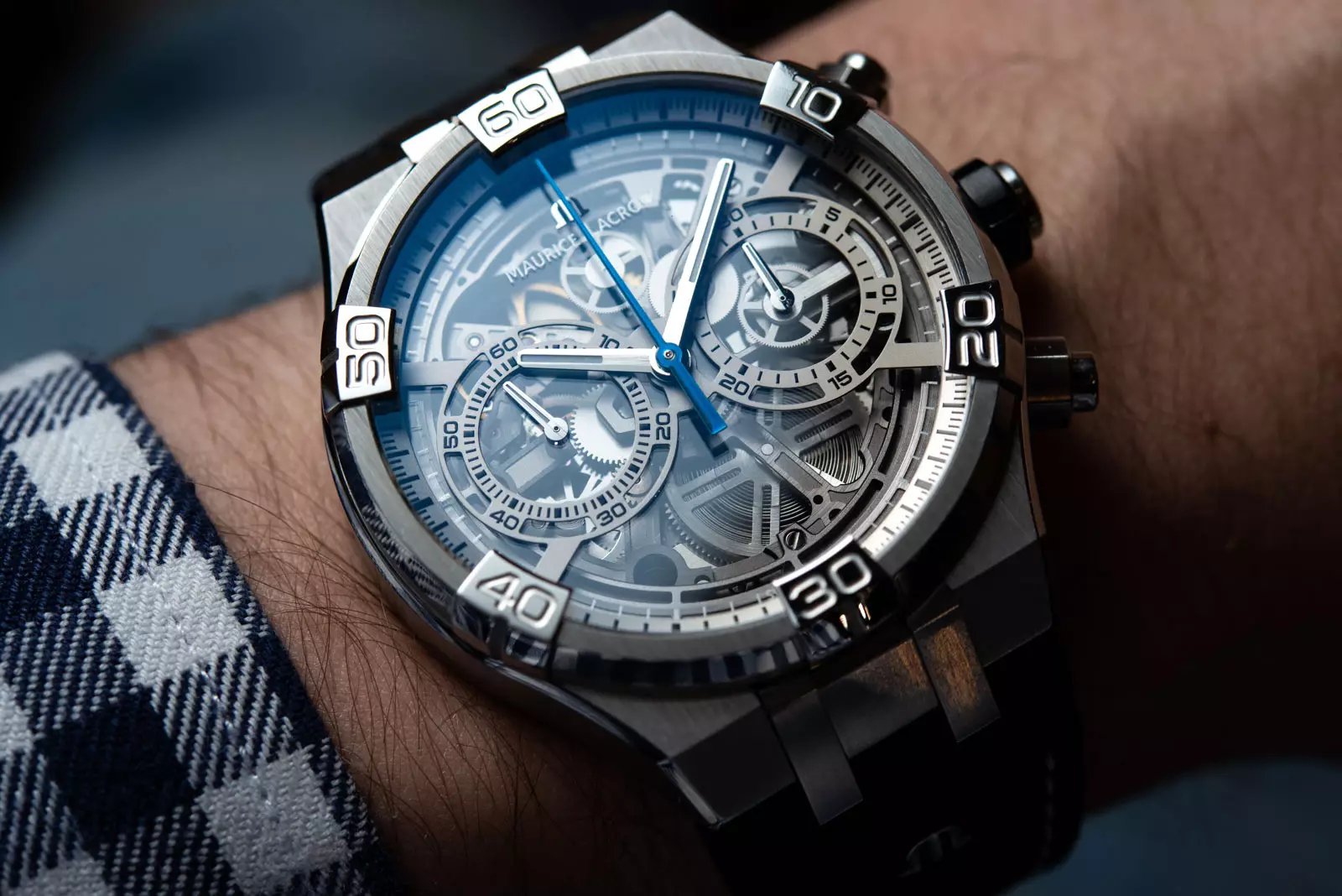 Hands-On: Maurice Lacroix Aikon Chronograph Skeleton Watch 30643_2