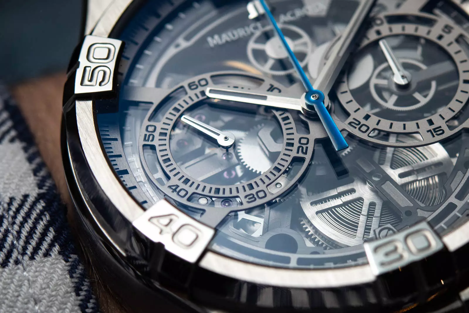 Hands-On: Maurice Lacroix Aikon Chronograph Skeleton Watch 30643_4