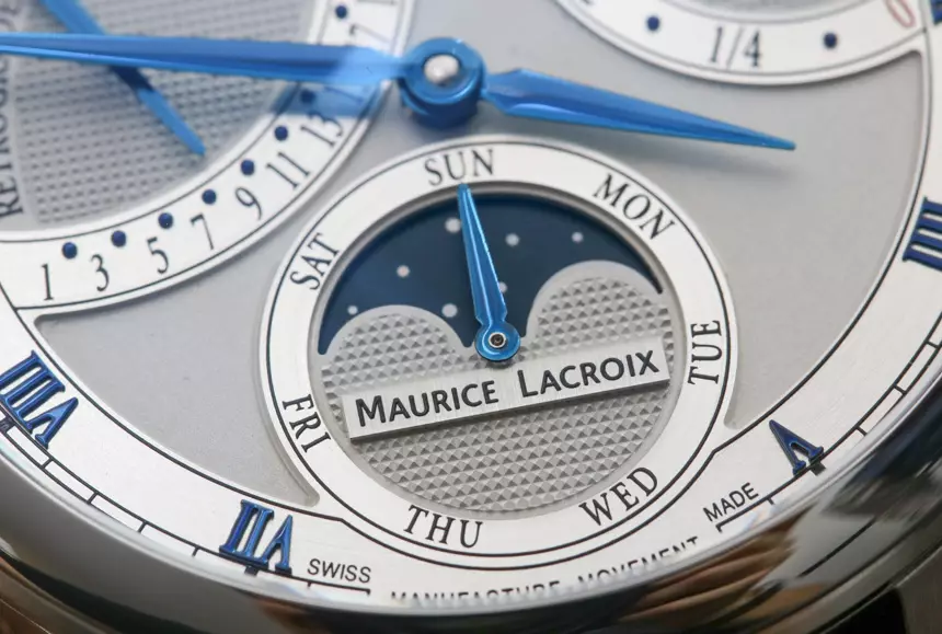 Maurice LaCroix Masterpiece Double Retrograde နှင့် Moon Retrograde နာရီများသည် လက်ဆွဲခြင်းဖြစ်ပါသည်။ 30651_13