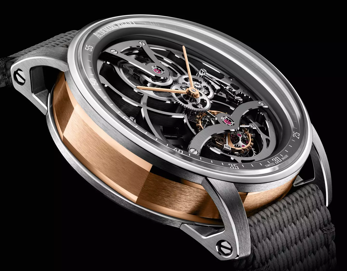 Audemars Piguet Code 11.59 Tourbillon genombruten tvåfärgad klocka 3082_4