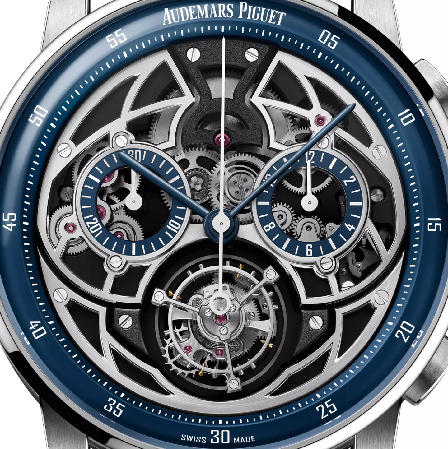 Audemars Piguet ລະຫັດ 11.59 ໂມງເປີດ-Winding ຕົນເອງ Winding Tourbillon Chronograph