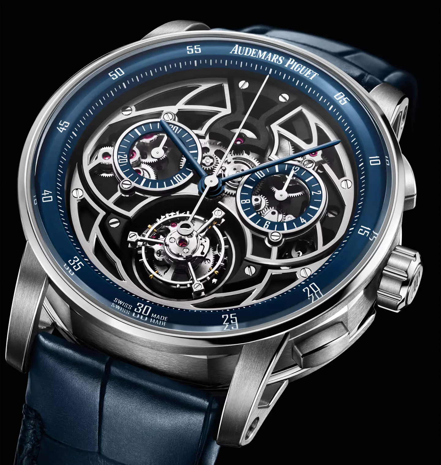 Audemars Piguet Code 11.59 Iepenwurke selswindende fleanende Tourbillon Chronograph Watch 3088_1