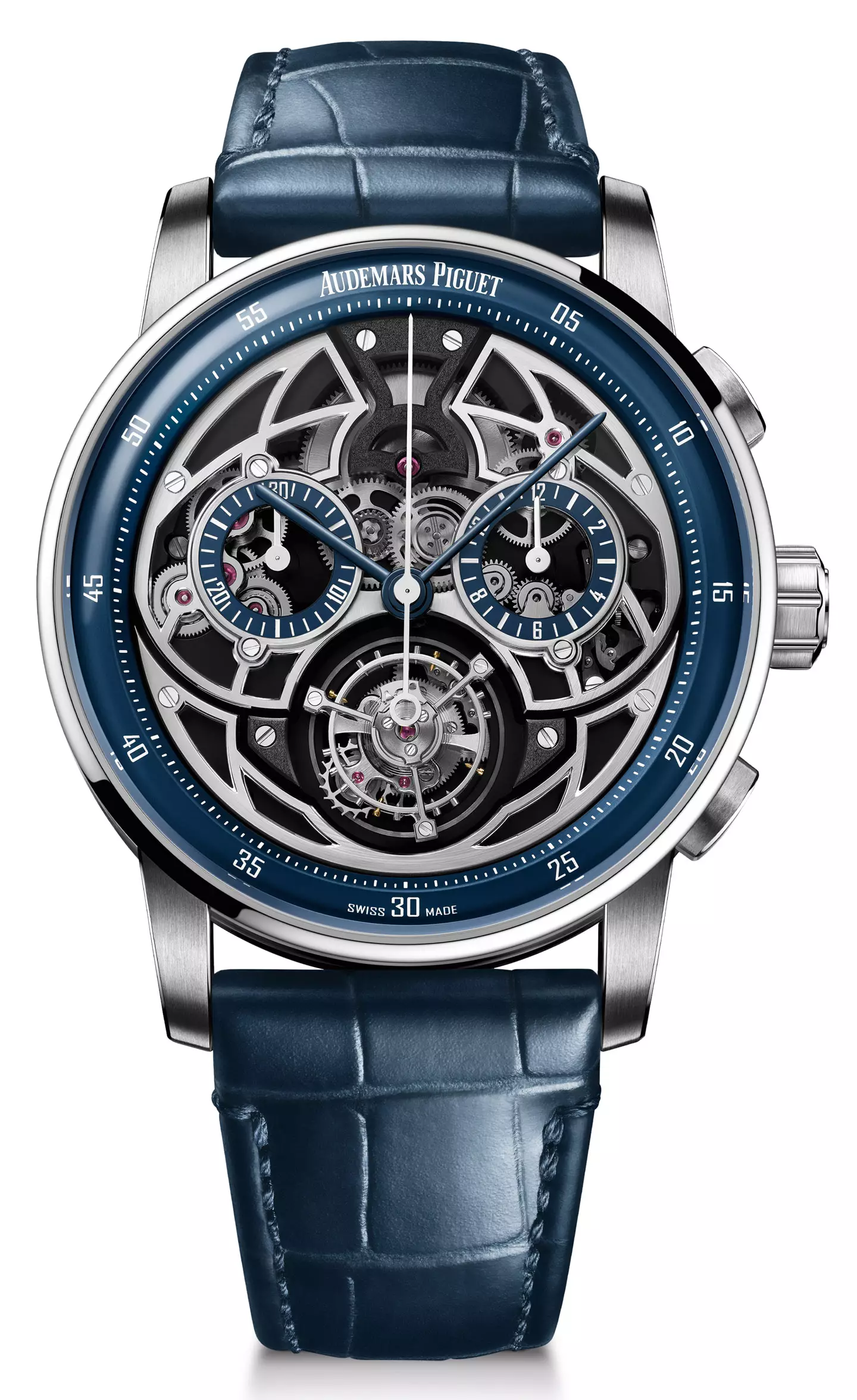 Audemars Piguet Code 11.59 Iepenwurke selswindende fleanende Tourbillon Chronograph Watch 3088_2