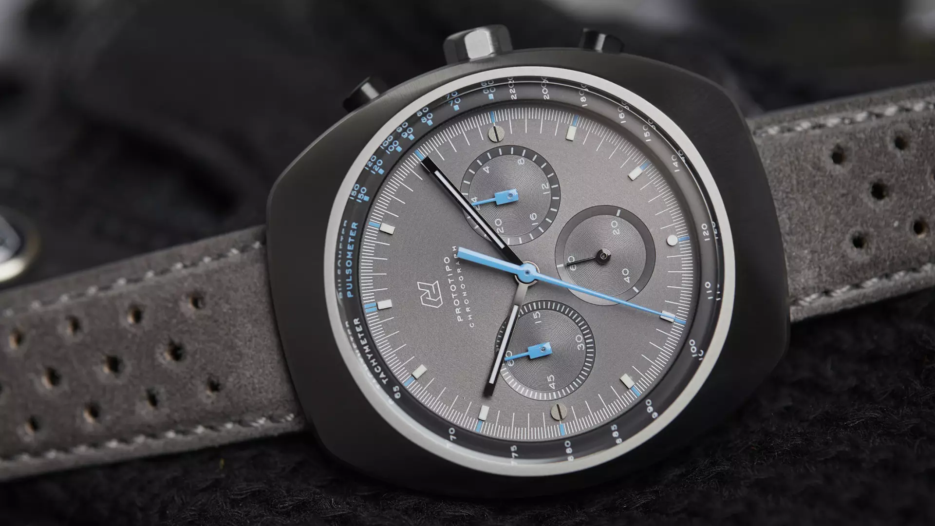 Autodromo paren met versleten en wond voor Prototipo Limited-Edition horloge