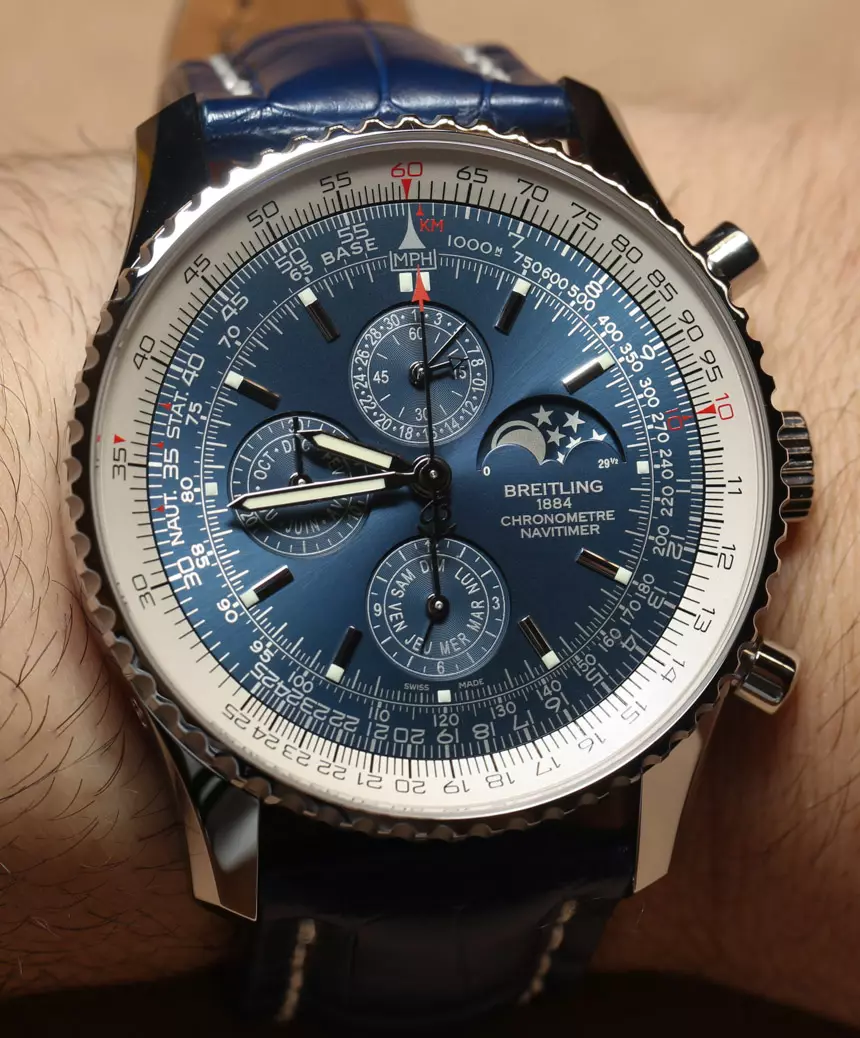 Breitling Navitimer 1461 Limited Edition Blue Watch Hands-On