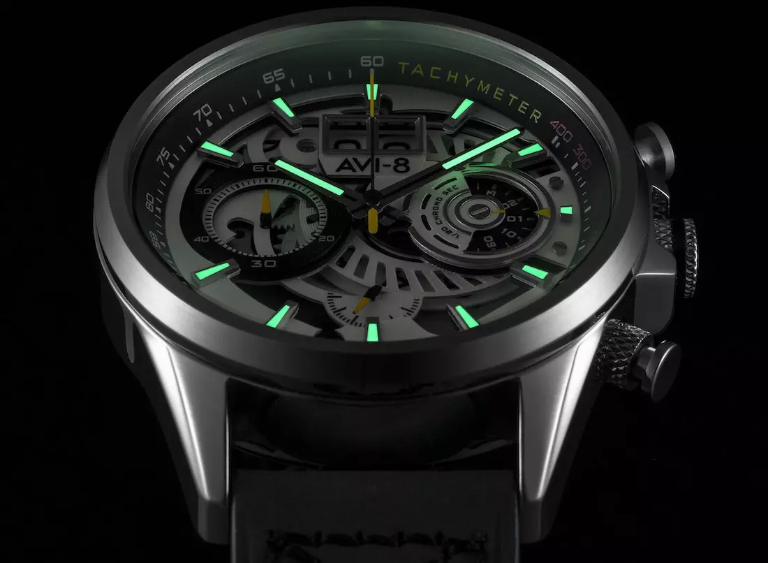 AVI-8 AV-4065 Hawker Harrier Grande Date Chronograph «Matador» Ժամացույց 3164_7