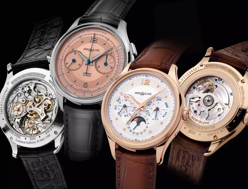 Montblanc Heritage Manufacture Perpetual Calendar & Pulsograph Ժամացույցներ