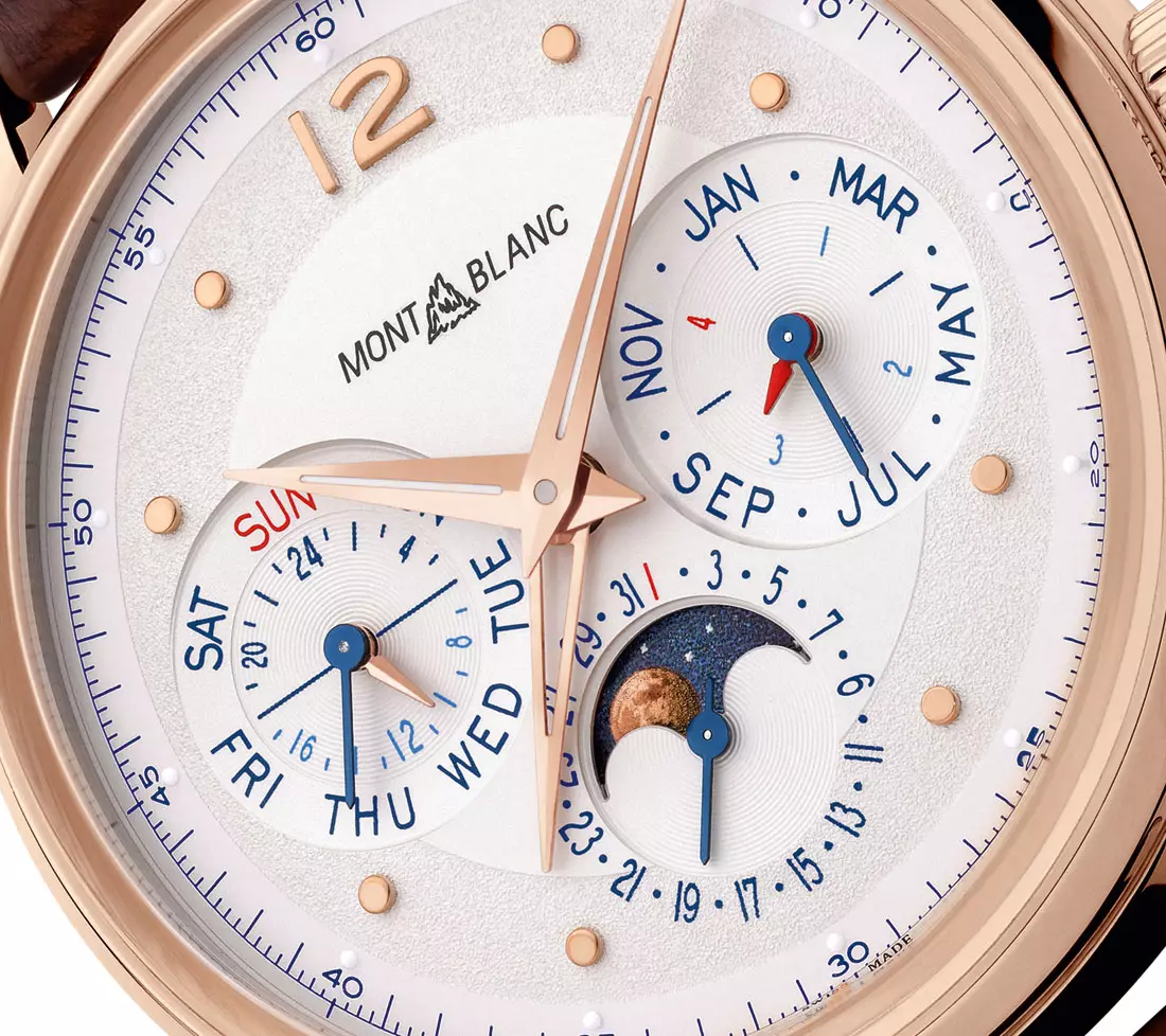 Montblanc Heritage Manufacture Perpetual Calendar kellotaulu