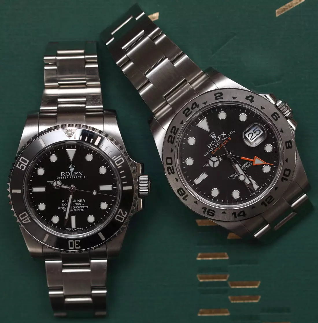 Rolex endi sing kudu dituku? Kapal Selam Vs. Explorer II Watch Comparison Review | Kaca 2 saka 3 31889_11