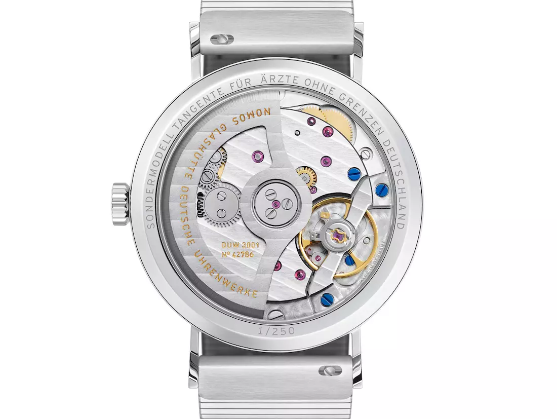 NOMOS-Glashuette-Tangente-Doctors-Without-Borders-手錶-DUW-3001-特寫