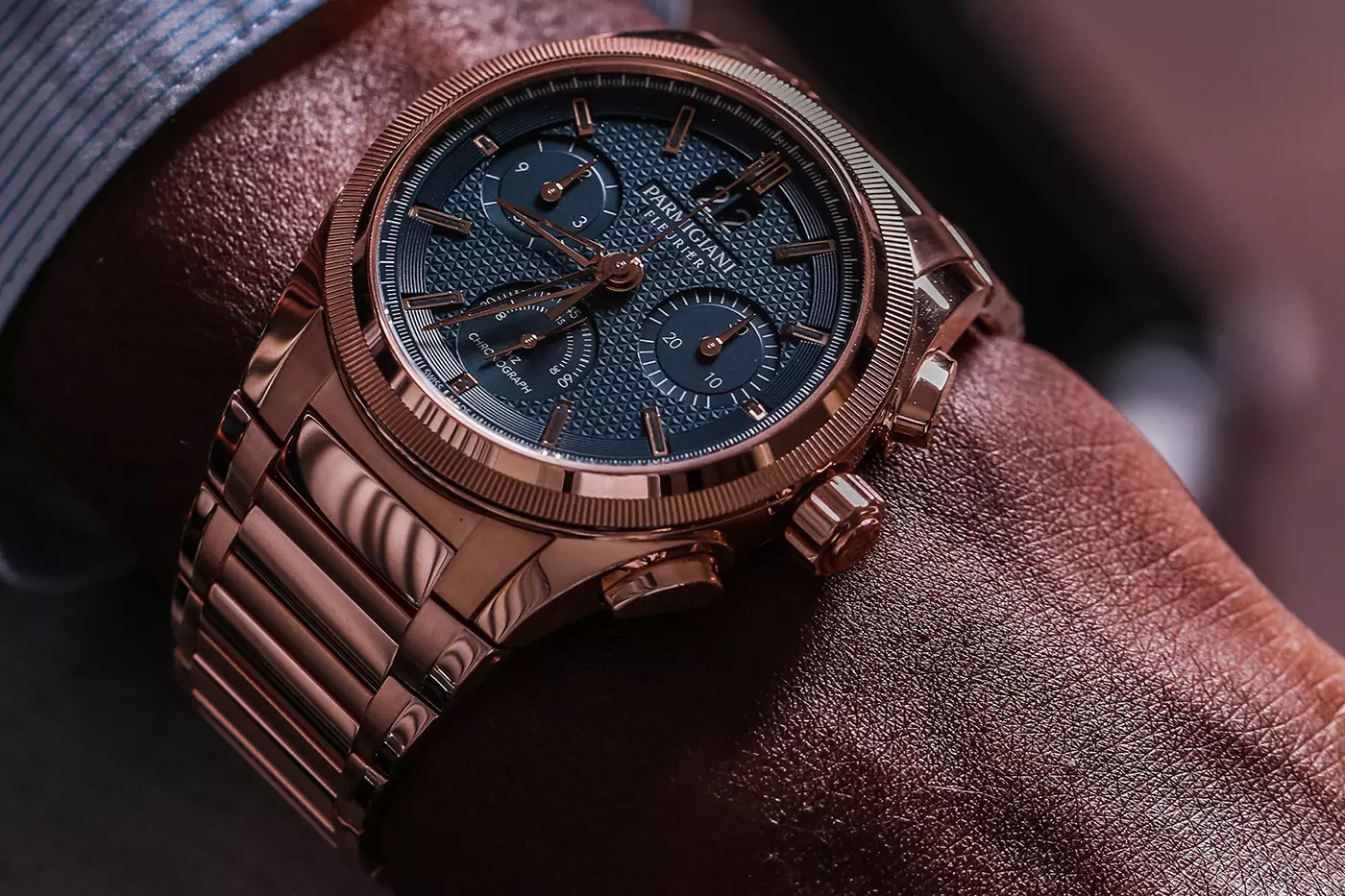 Parmigiani estrena Tondagraph GT Rose Gold Blue 33094_6