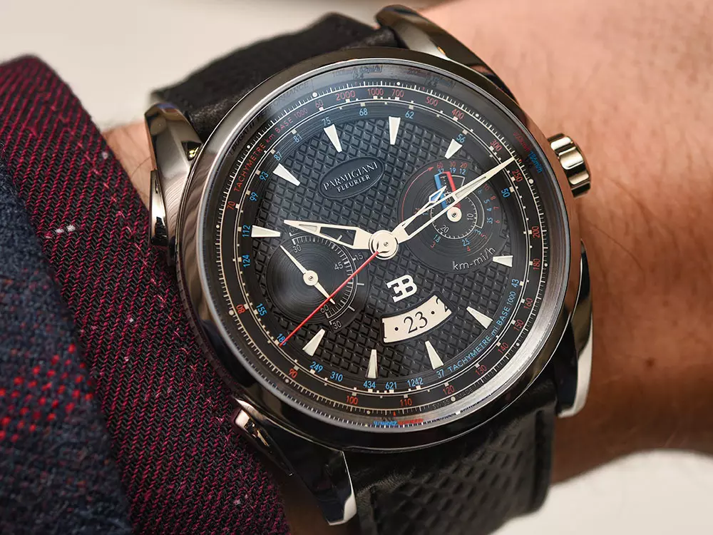 Rellotge de titani Parmigiani Fleurier Bugatti Aerolithe Performance Hands-On 33128_15