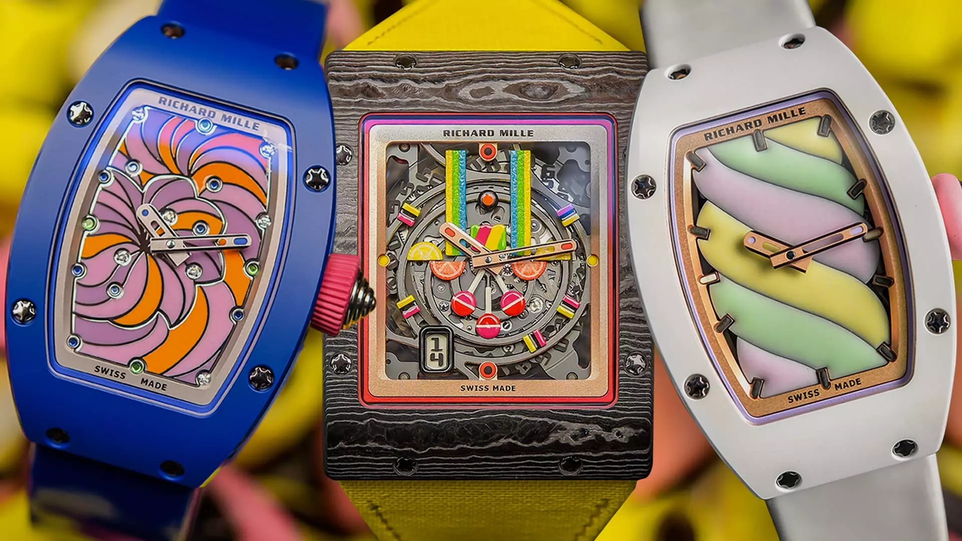 Hands-on With The Richard Mille Bonbon Collection RM 07-03 Cupcake, RM 07-03 Marshmallow, And RM 16-01 Fraise Watches 33396_1