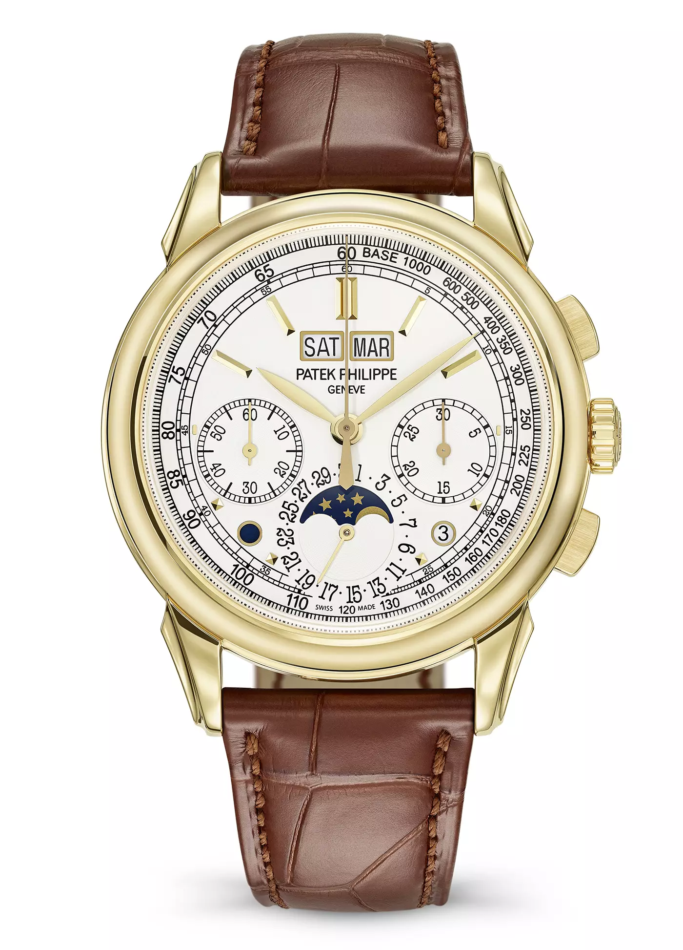 Patek Philippe debuterer nytt gult gull Ref. 5270J-001 evigvarende kalenderkronograf 33496_5