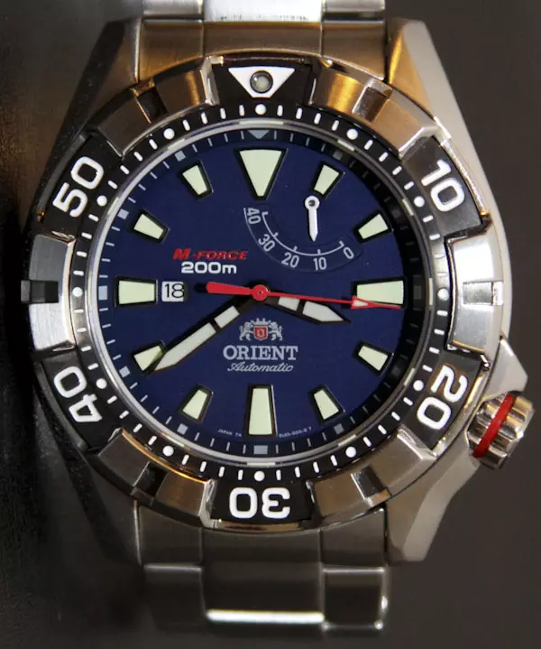 Orient M-Force SEL03001D Diver Watch მიმოხილვა 33670_3