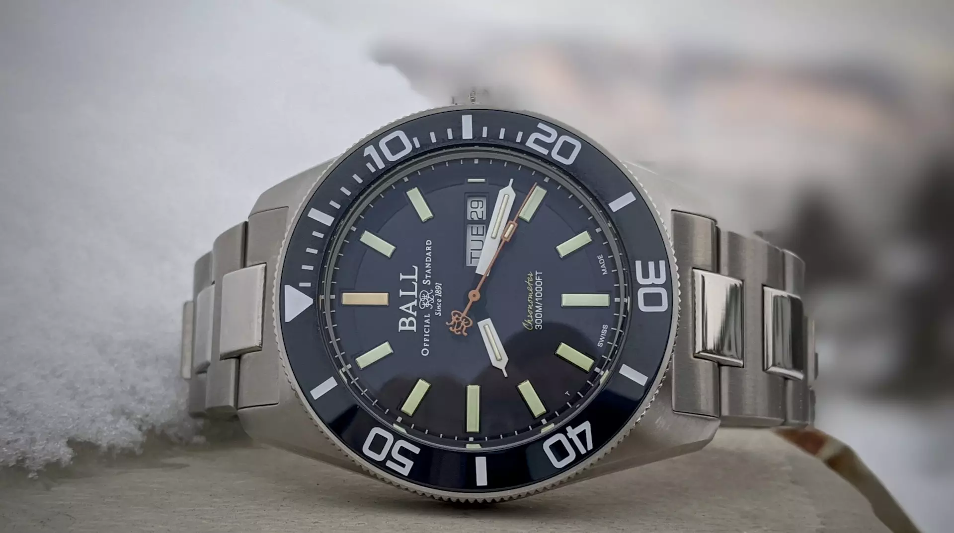 BALL Engineer Master II Skindiver Heritage Watch Review 3375_3