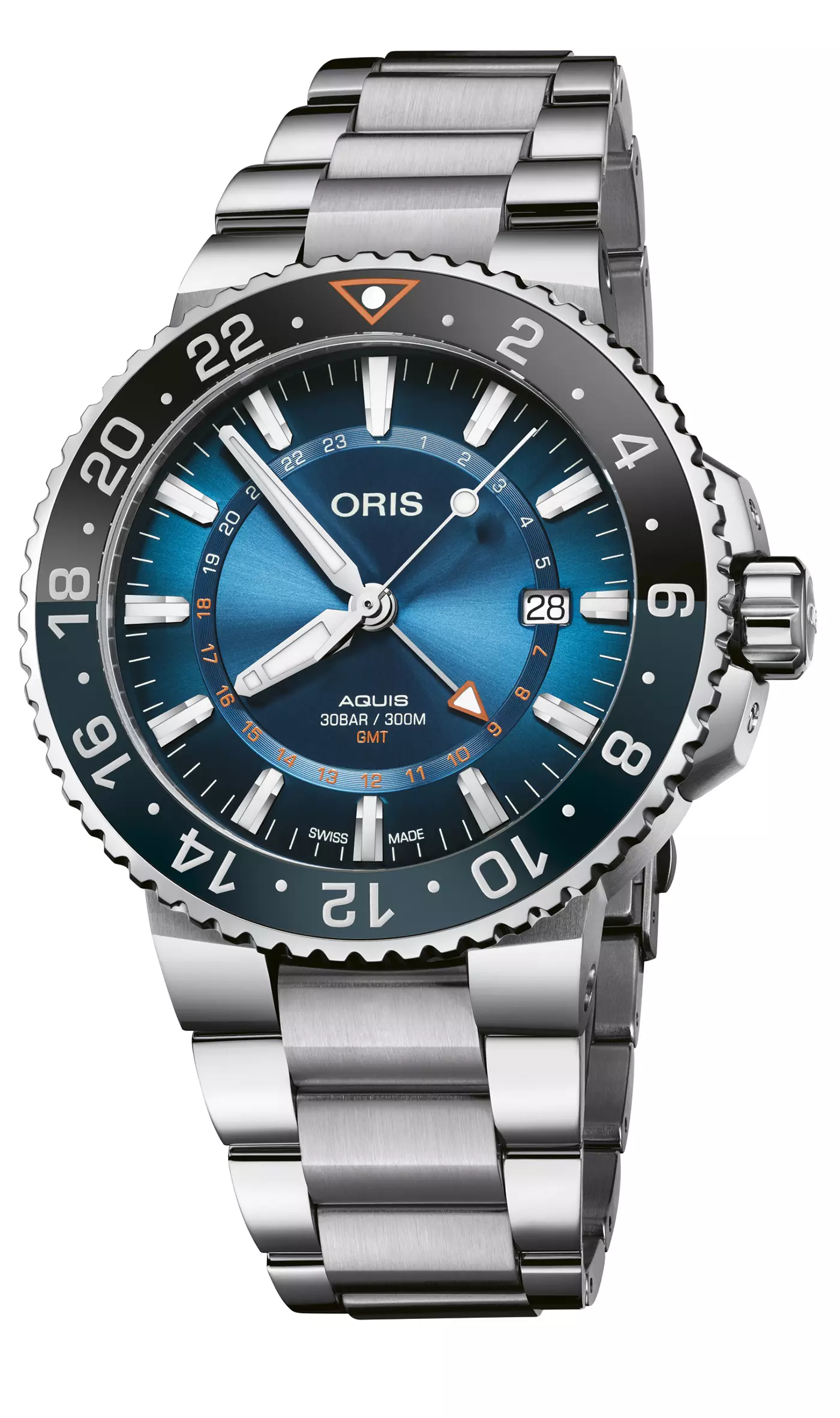 Oris 推出全新 Aquis Carysfort Reef 限量版不锈钢潜水表 33768_4