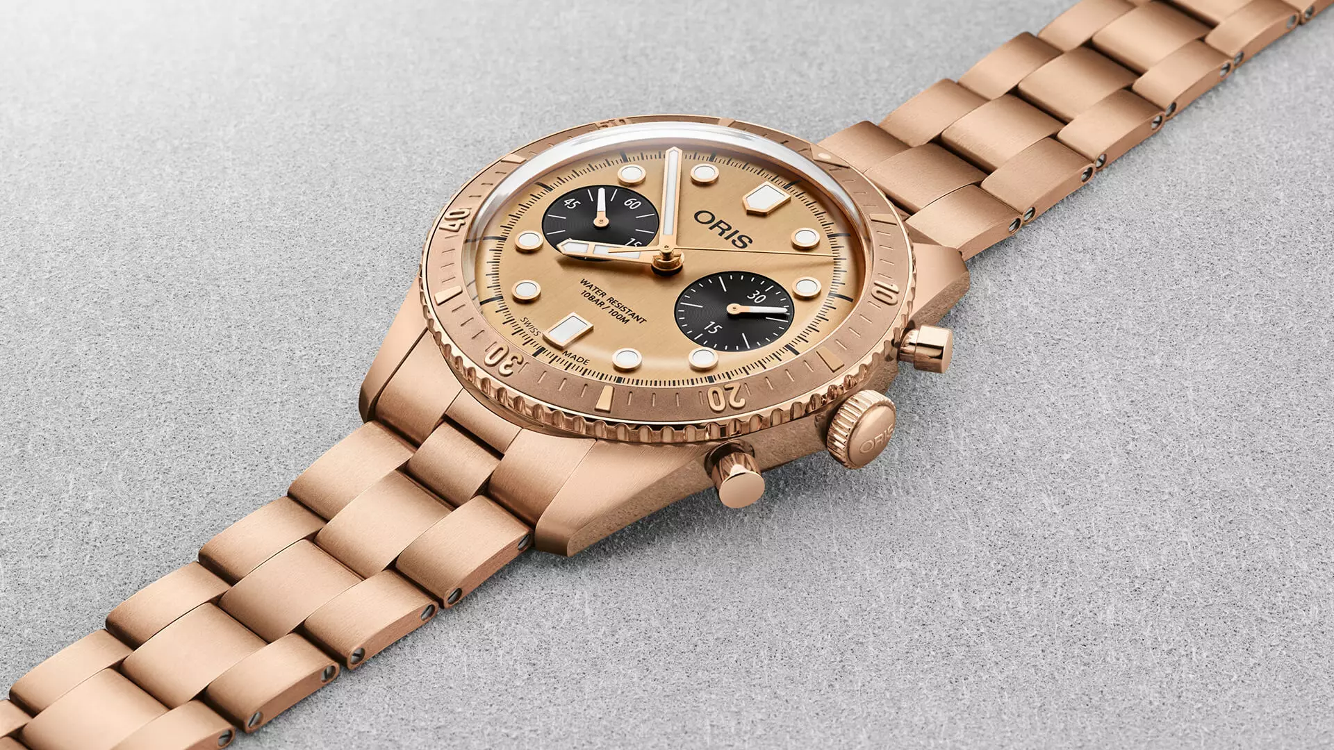豪利時推出全新限量荷斯坦版 2020 計時碼表，搭配實心青銅錶鍊 33769_1
