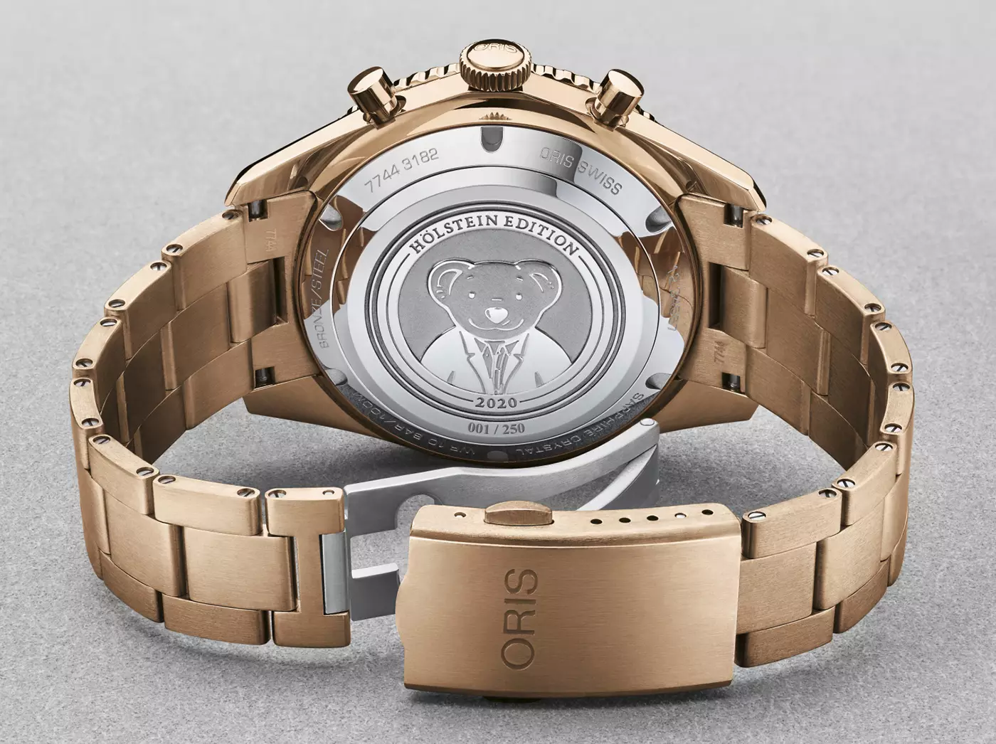 Oris представляет новый лимитированный хронограф Hölstein Edition 2020 с цельным бронзовым браслетом 33769_5