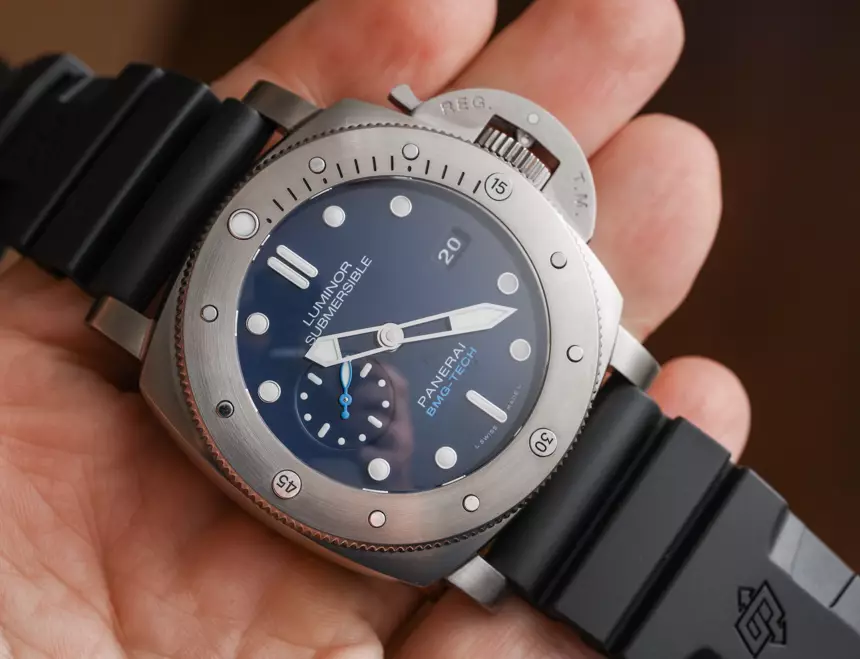 沛纳海 Luminor Submersible 1950 BMG-TECH 3-Days Automatic PAM 692 Watch Hands-On 33908_8