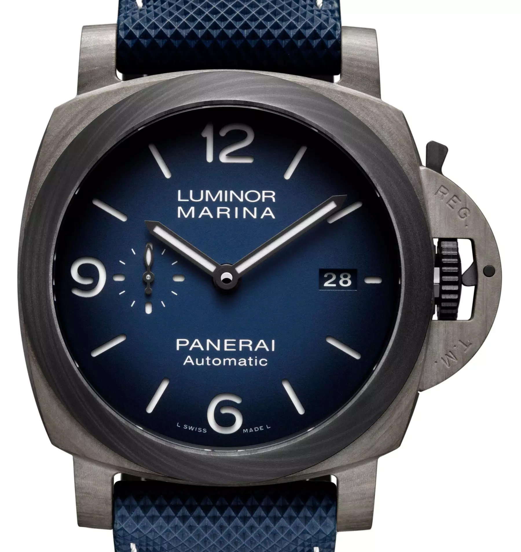 Бірінші көрініс: Panerai Luminor Marina Fibratech 44 PAM01663 жаңа талшықты материалды ұсынады 33911_1