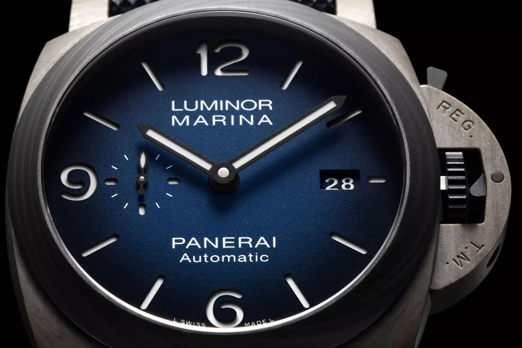 Va'aiga Muamua: Panerai Luminor Marina Fibratech 44 PAM01663 Fa'alauiloa Mea Fou Fiber 33911_4